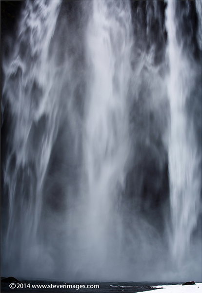 Mysterious waterfall | Southern Iceland | Darkness and Light ...